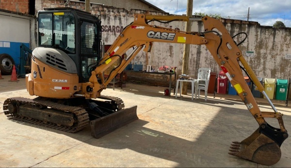 Ficha técnica do Mini Escavadeira Case CX22D - Popagro